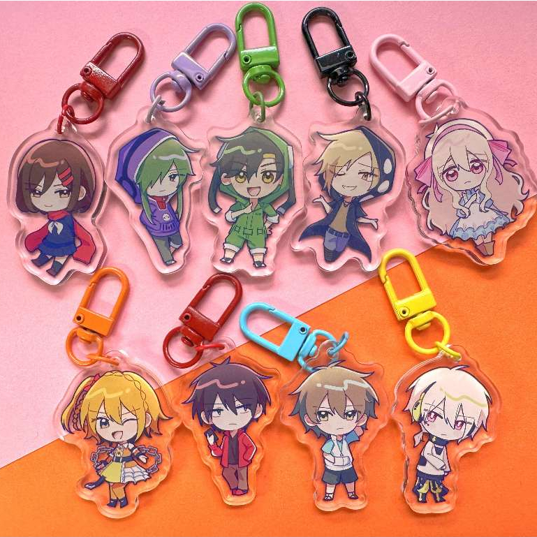 Kagerou Project Mekakucity Actors 5cm Acrylic Keychain Ayano Kido Seto ...