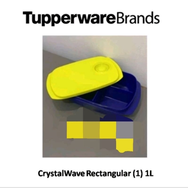 Tupperware Crystalwave Rectangular 1L (1pcs) | Shopee Philippines