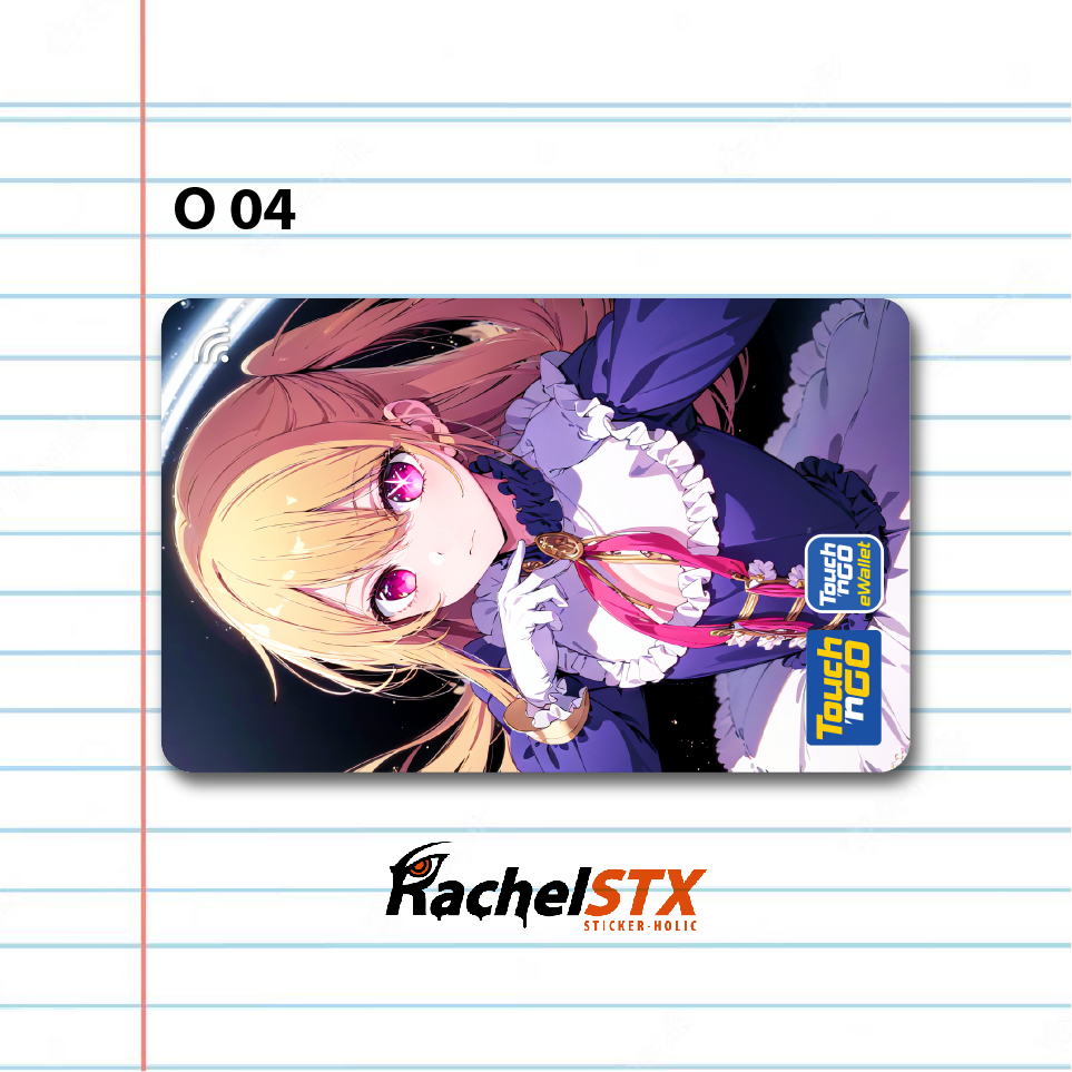 Sticker kad TnG NFC anime oshi no ko ai hoshino ruby hoshino card ...