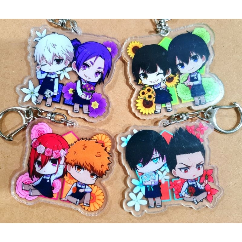 BLUE LOCK SET 7(KEYCHAINS) | Shopee Philippines