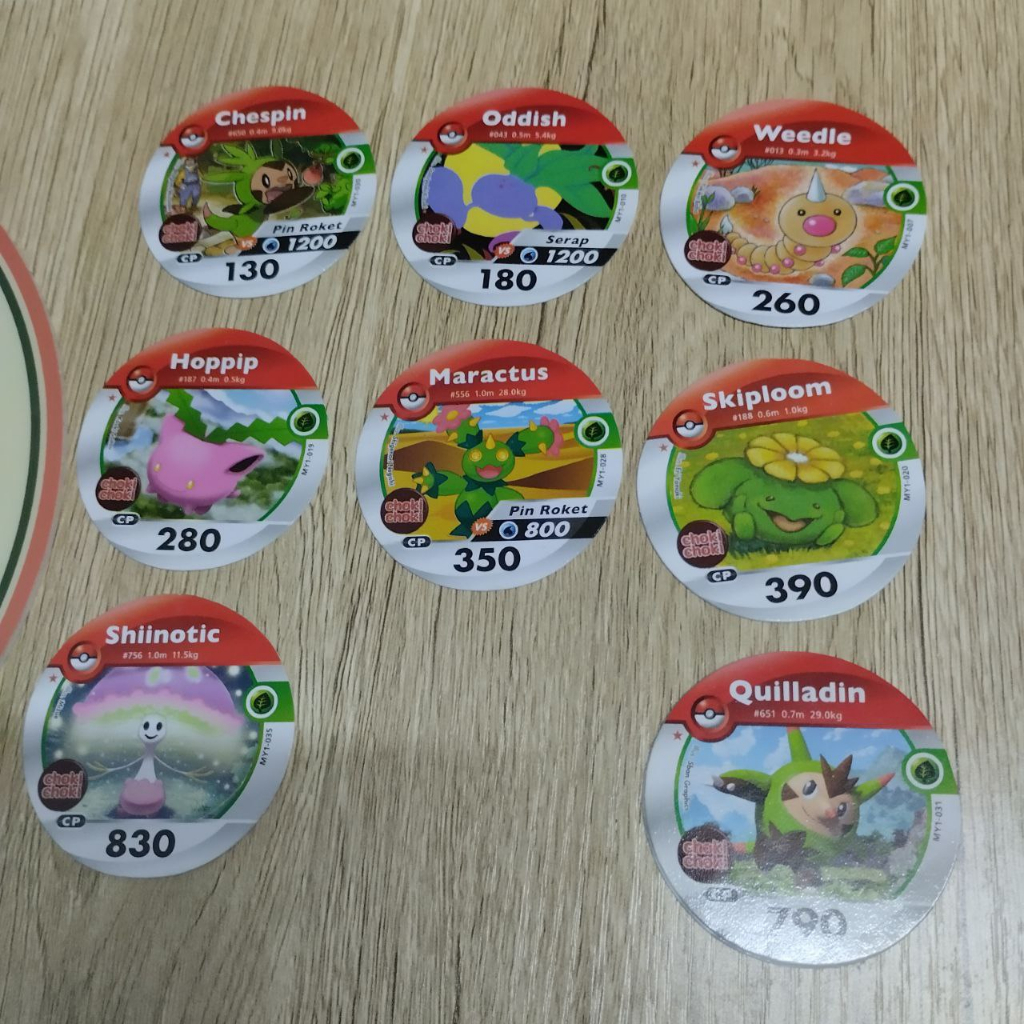 Pokemon Medallion Choki Choki (Grass Type) | Shopee Philippines
