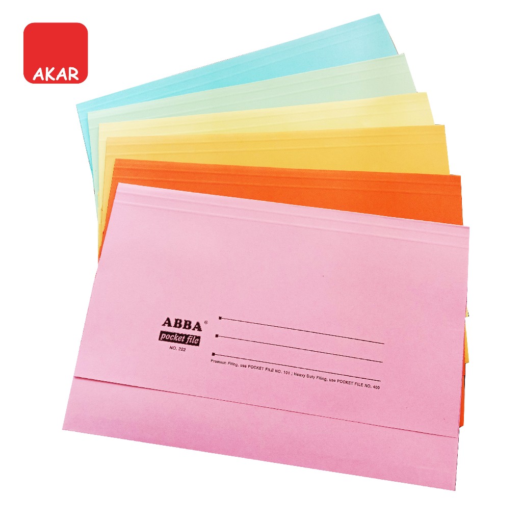 ABBA File Manila Pocket File / Fail Kertas / Manila Document Holder ...