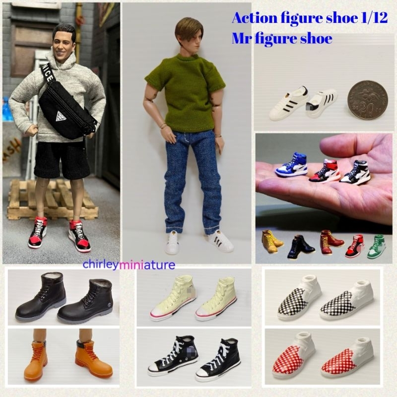 Mr figure shoes 1/12 / Action figure Shoe 1/12 | Shopee Philippines