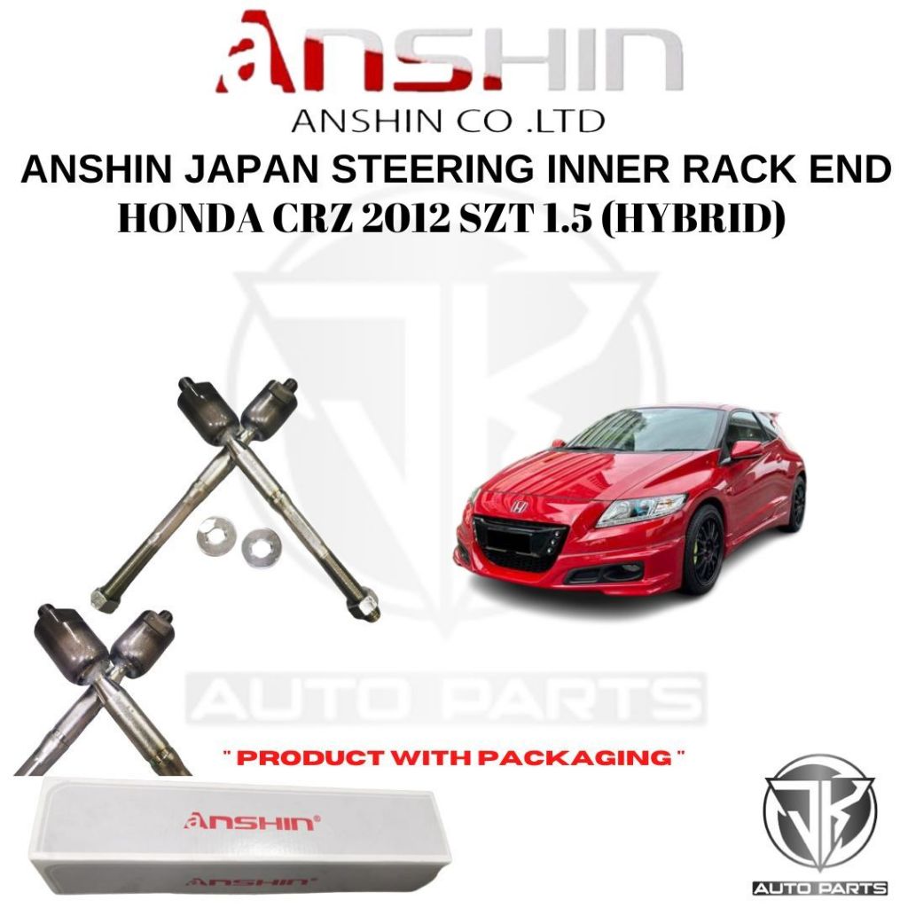 ANSHIN JAPAN STEERING INNER RACK END HONDA CRZ 2012 SZT 1.5(HYBRID ...