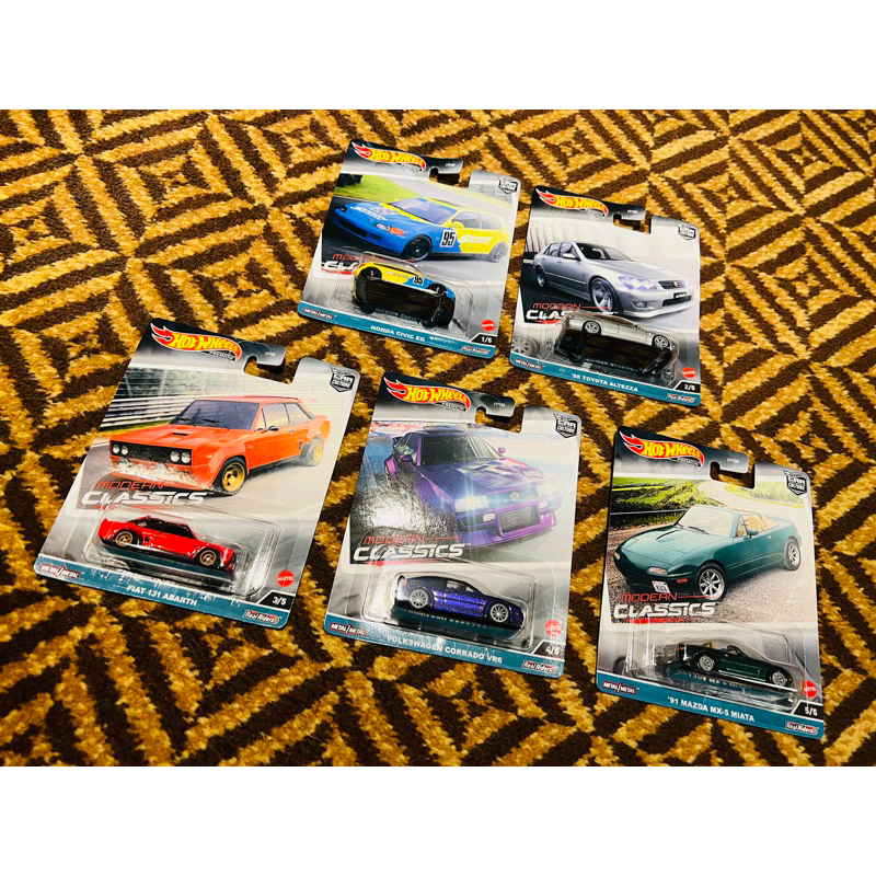 HOT WHEELS PREMIUM CAR CULTURE EG SPOON ALTEZZA FIAT ABARTH VW CORADDO ...