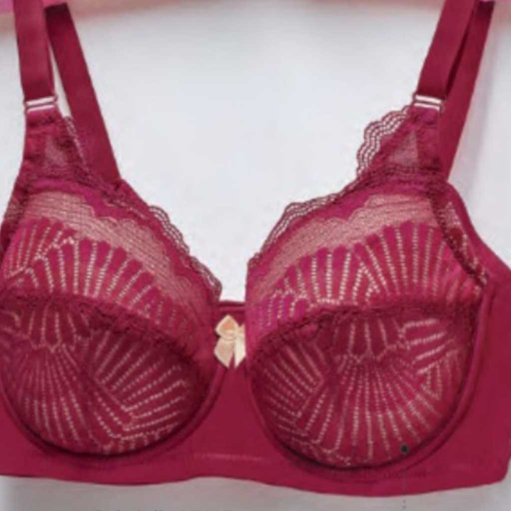 Gabriella UW Full Cup Lace Bra - Persian Red (sehIngga saiz 42E ,44D ...