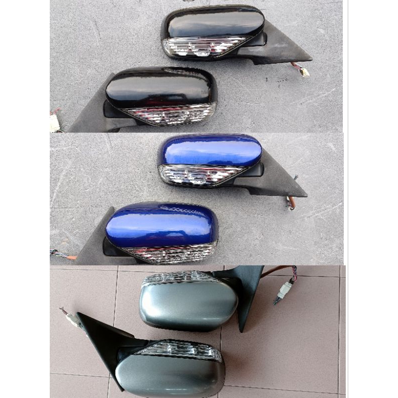SUBARU ***BLUE GLASS*** AUTOFLIP SIDE MIRROR WITH SIGNAL MODIFY PROTON ...