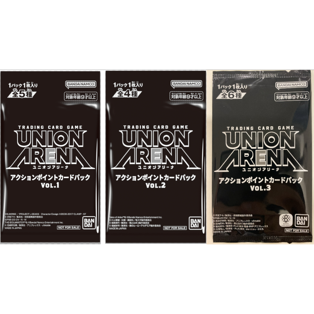 Union Arena TCG Action Point Card Pack Vol 1 / Vol 2 / Vol 3 / Vol 4 | Shopee Philippines
