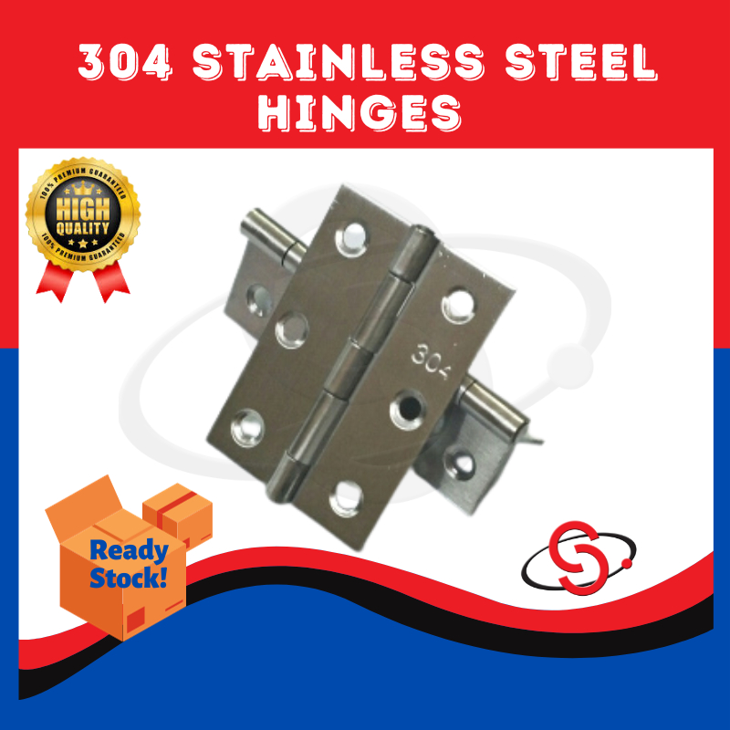 SCM Heavy Duty Stainless Steel Hinge Door Hinge Engsel Pintu (1pc ...