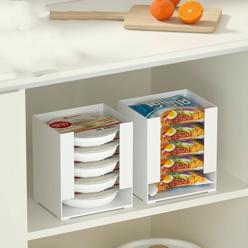 Instant Noodle Storage Container Stackable,Plastic Organizer Basket for ...