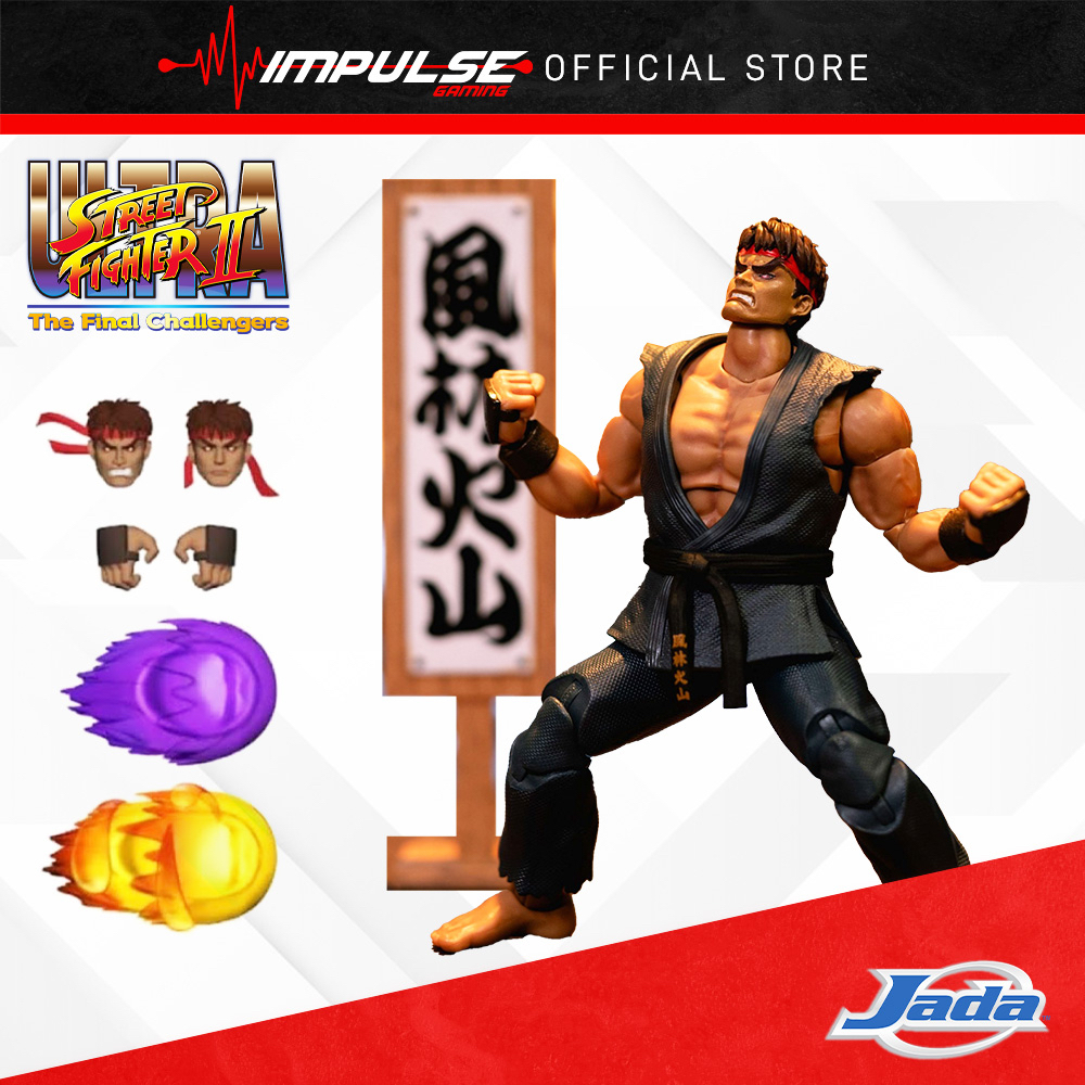 Jada Toys Ultra Street Fighter II The Final Challengers 6" - Evil Ryu | Shopee Philippines