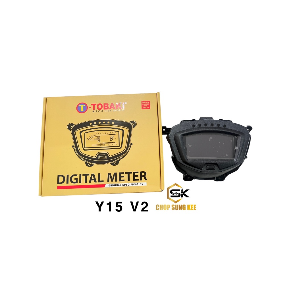 DIGITAL LCD METER ASSY TOBAKI YAMAHA Y15 V2 | Shopee Philippines