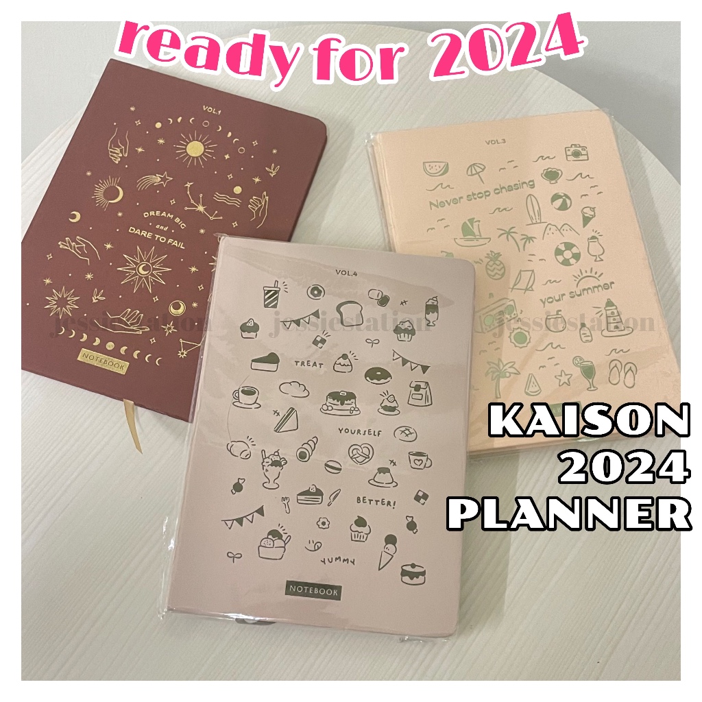 KAISON Notebook / Hard Cover B5 Note Book 2024 Undated Planner | Shopee ...