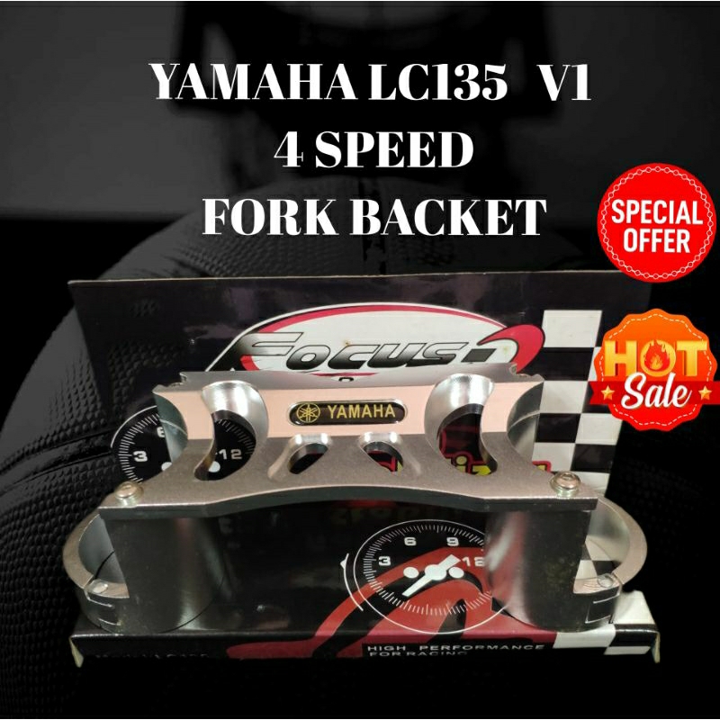 Yamaha LC135 V1 4 Speed 4S First Model Fork Backet Racing PNP FOCUS ...