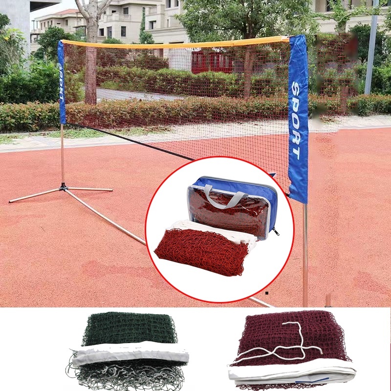 Badminton Net Portable Folding Easy Nett Outdoor Nylon Rope Standard ...