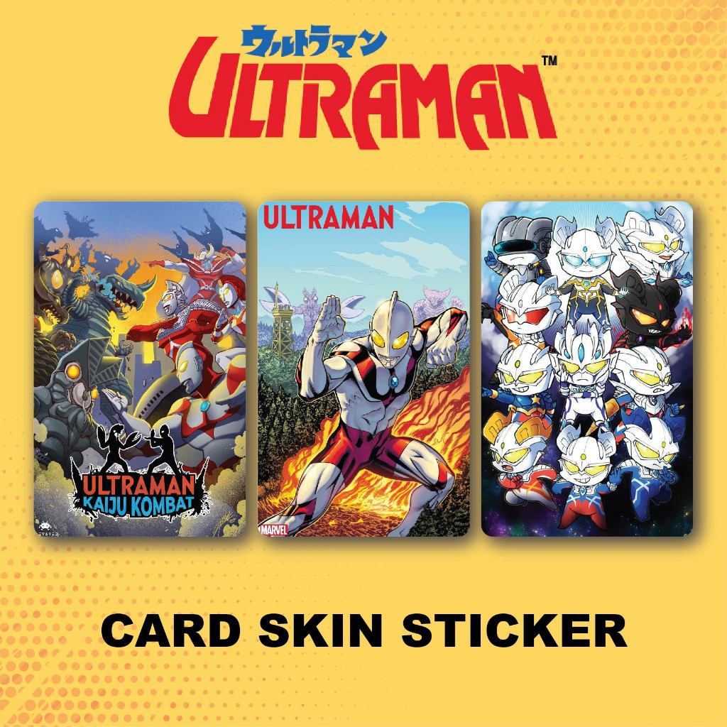 Ultraman SuperheroTouch N Go Sticker / Bank Card Sticker Cover - Card ...
