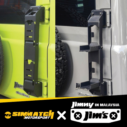 Foldable rear ladder for suzuki jimny body kit JB74 JB64 2019 + 2023 ...
