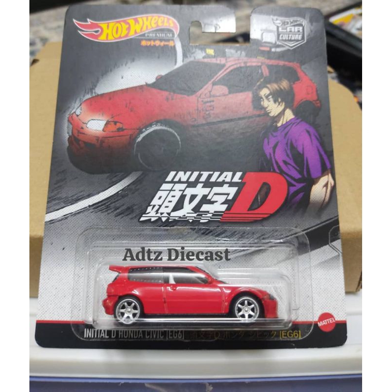 HOTWHEELS CUSTOM INITIAL D HONDA CIVIC (EG6) | Shopee Philippines