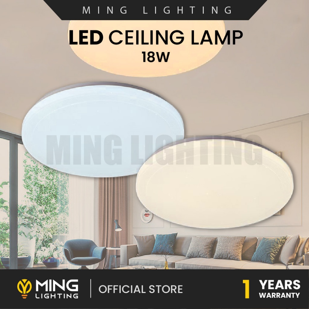 Round Modern LED Surface Downlight 18W Down Lights Borderless Rimless ...