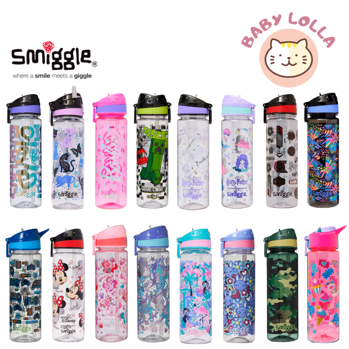 SMIGGLE Kids Water Bottle Container Potter, Unicorn, Game, Minecraft ...