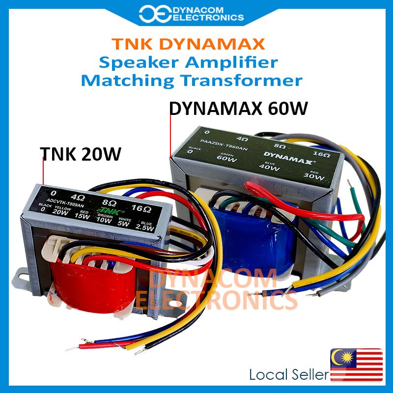 TNK DYNAMAX 20W Matching Transformer 60W Matching Transformer ...