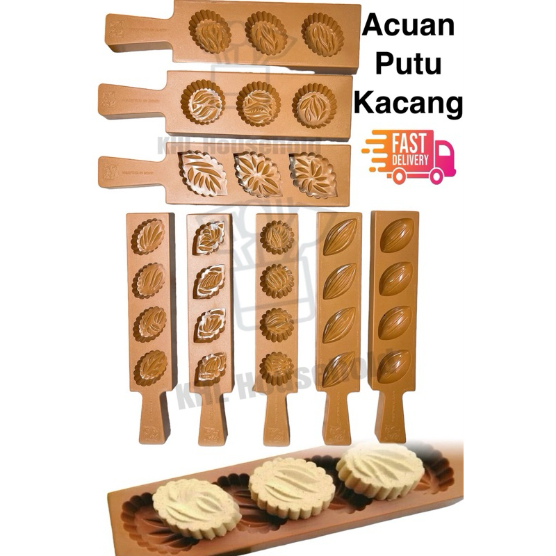 Putu Kacang Cake Mold/Plastic Bangkit Cake Mold/Cookies Mold / Kana ...