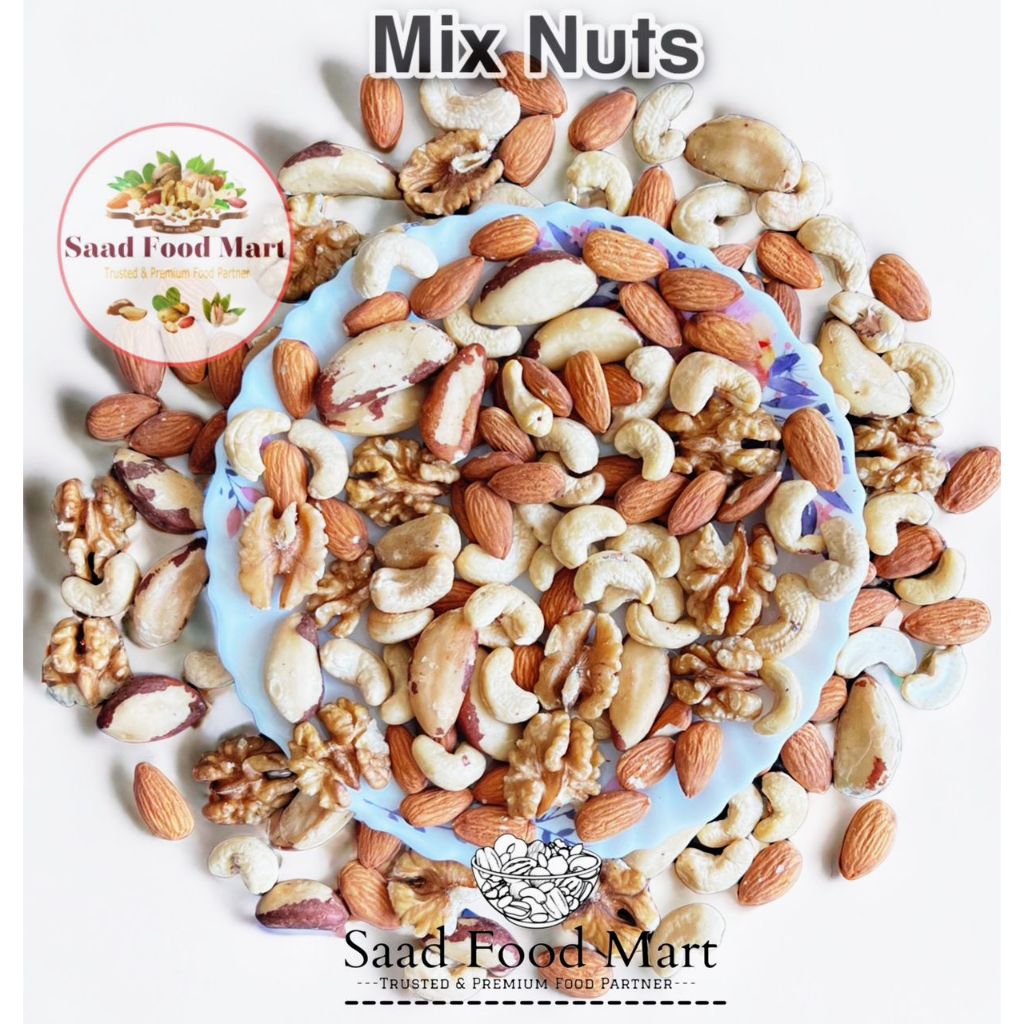 Daily Healthy Mix Nuts Raw & Roasted 250gm/500gm/1kg | Shopee Philippines