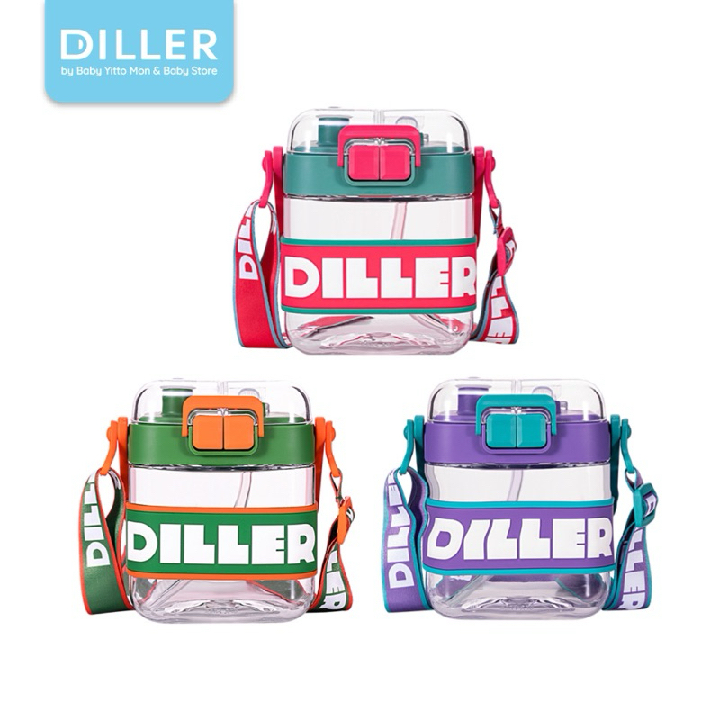 Diller Tiran Dual Use Water Bottle with Long Strap 600ml (D2419 ...