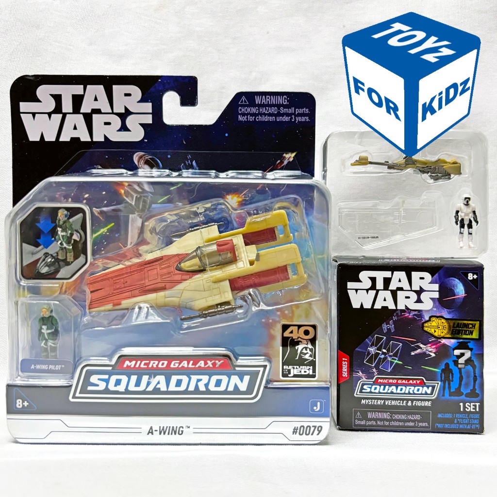 STAR WARS Micro Galaxy Squadron A-Wing With Endor's Speeder Bike by Jazwares | Shopee Philippines