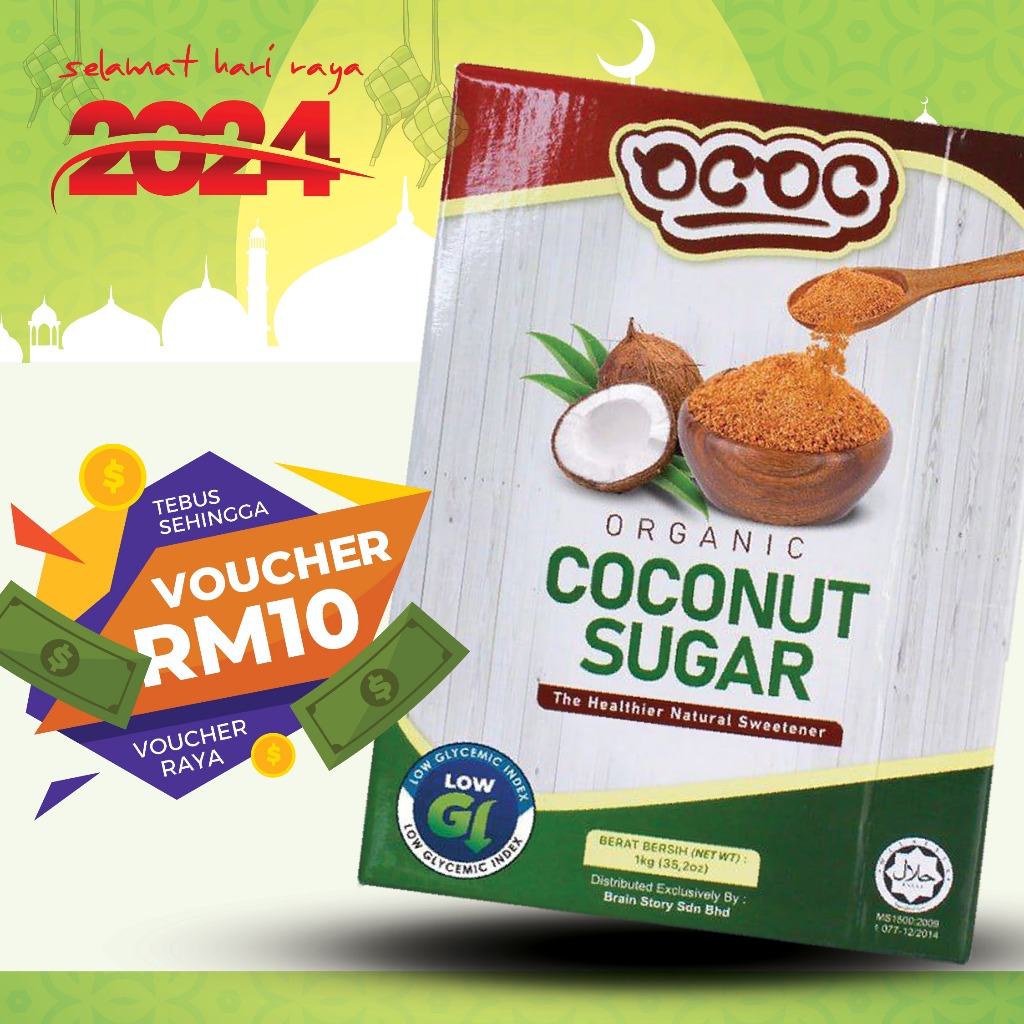Ococ Organic Coconut Sugar Dr Rizal Abu Bakar - Coconut Sugar - Organic ...
