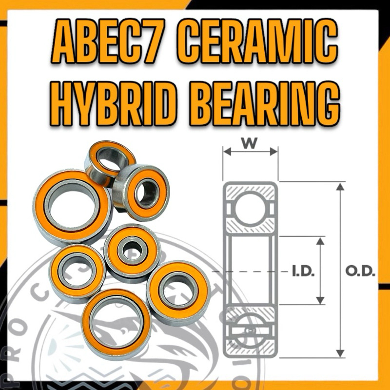 CERAMIC HYBRID ABEC7 BALL BEARING FISHING REEL BEARING | Shopee Philippines