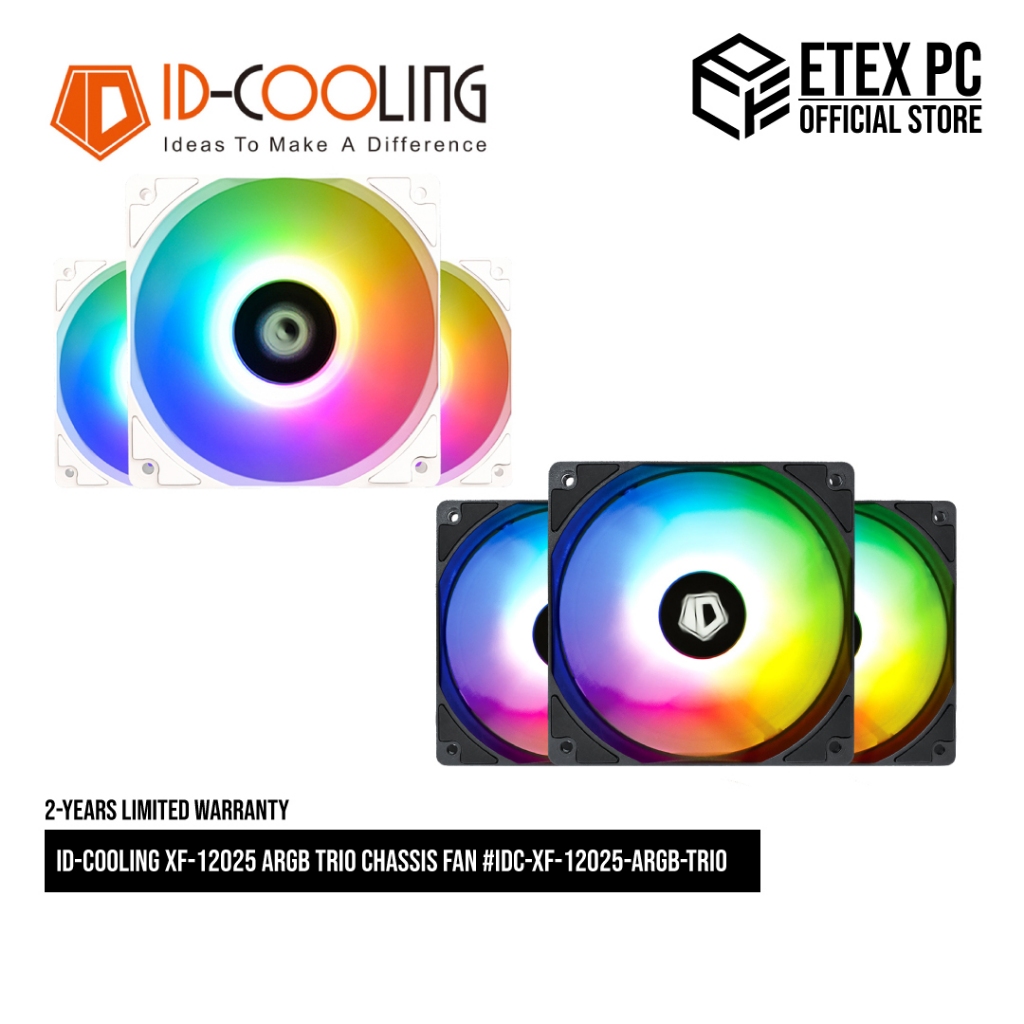 ID-COOLING XF-12025 ARGB Trio Chassis Fan IDC-XF-12025-ARGB-TRIO / ID ...