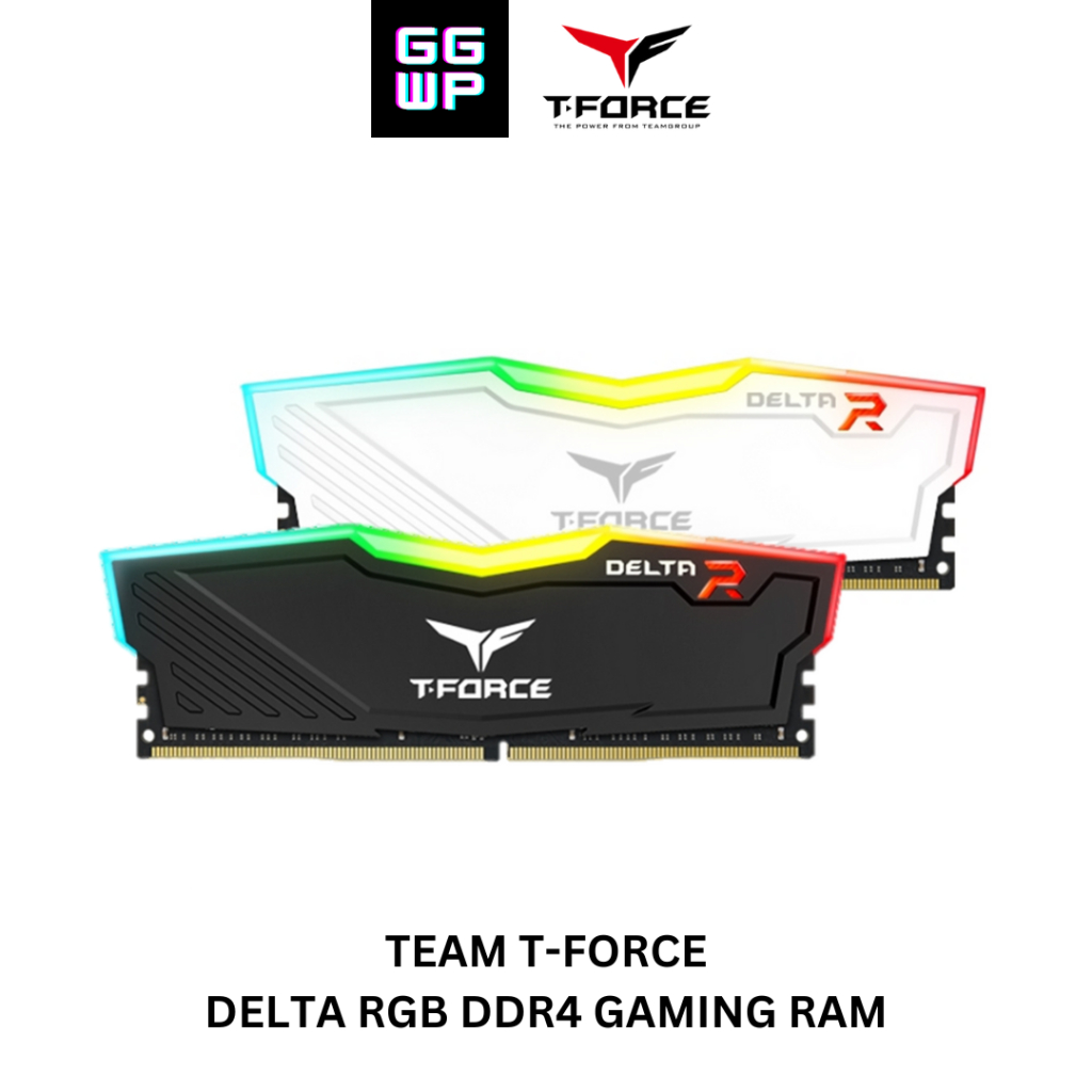 TEAM T-FORCE Delta RGB DDR4 Gaming Memory RAM 3200MHz/3600MHz 8GB/16GB ...