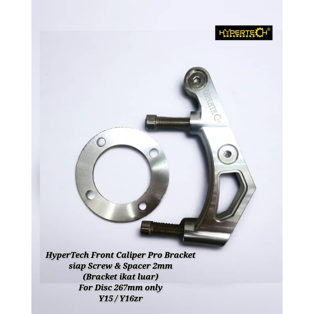 HYPERTECH FRONT CALIPER PRO BRACKET FOR DISC 267MM (Y15 / Y16) 260MM ...