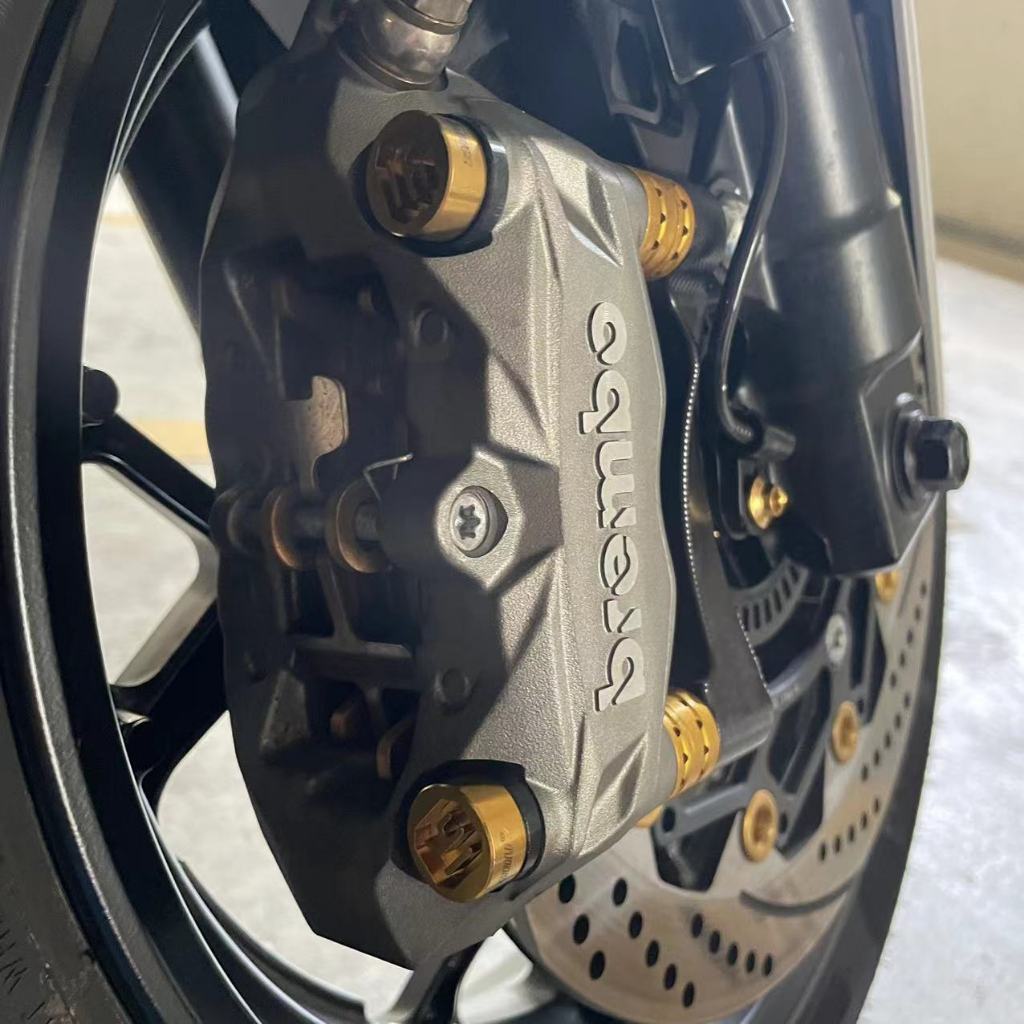 Yamaha XMAX Depan Brembo Brake Caliper Special TITANIUM Screw Kunci ...