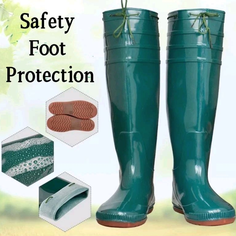 Kasut turun sawah bendang sungai/High quality waterproof fishing pants ...