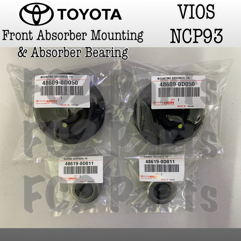 OEM 1set 4pcs Toyota Vios NCP93 1.5cc Prius-C NHP10 Front Absorber ...