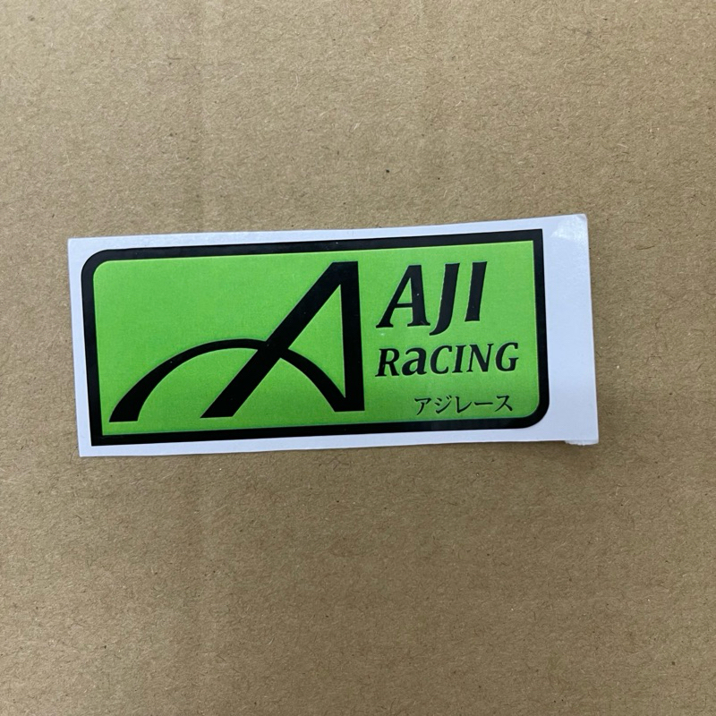 STICKER AJI RACING WATERPROOF STICKER AJI RACING STICKER | Shopee ...