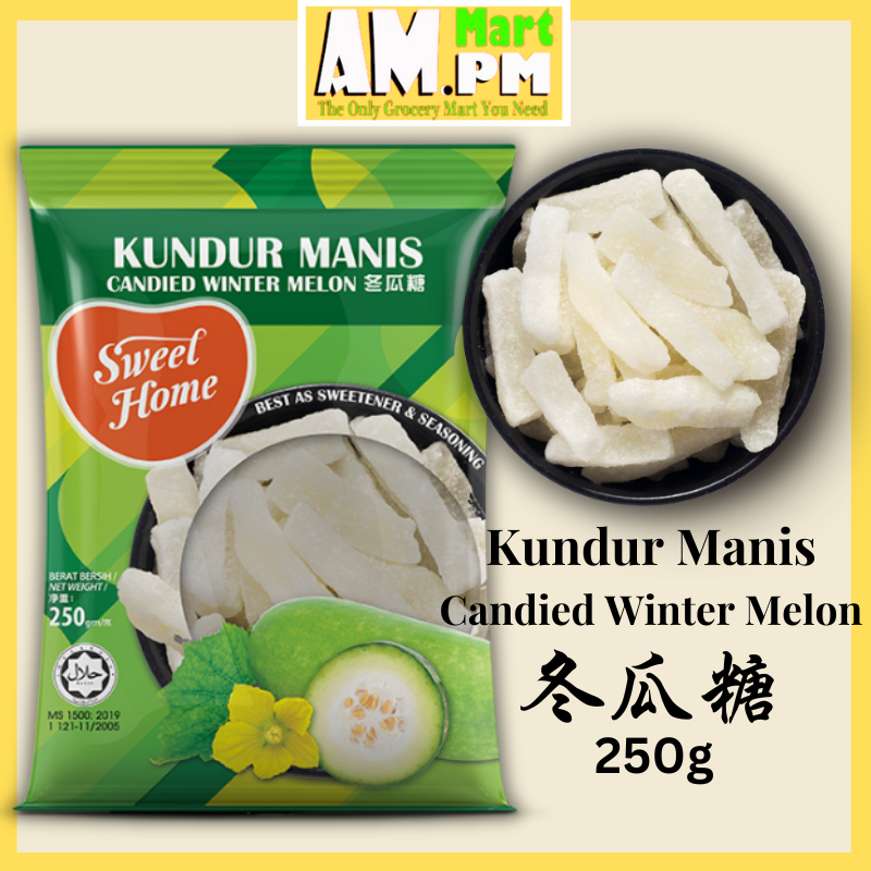 Sweet Home Kundur Manis Candied Winter Melon 冬瓜糖 250g | Shopee Philippines