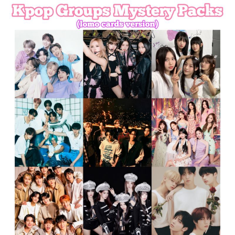 KPOP Groups Mystery Packs with Many Freebies (lomo cards version ...