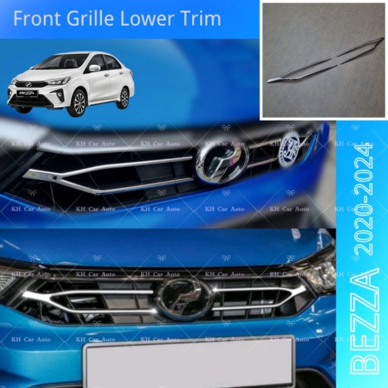 Perodua Bezza 2020-2024 Car Front Grille Lower Trim Garnish Chrome KH ...