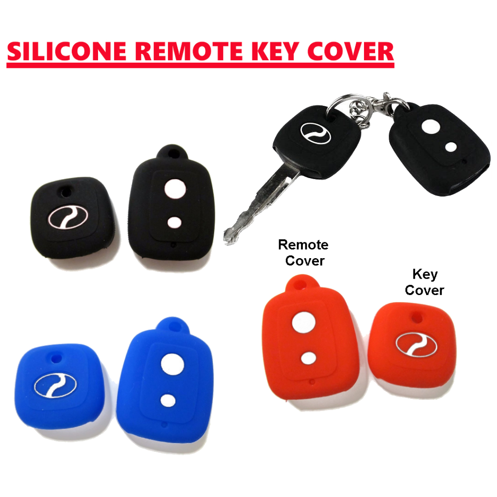 Silicone Car Remote Key Cover Cover Case Casing Perodua Myvi Sarung ...