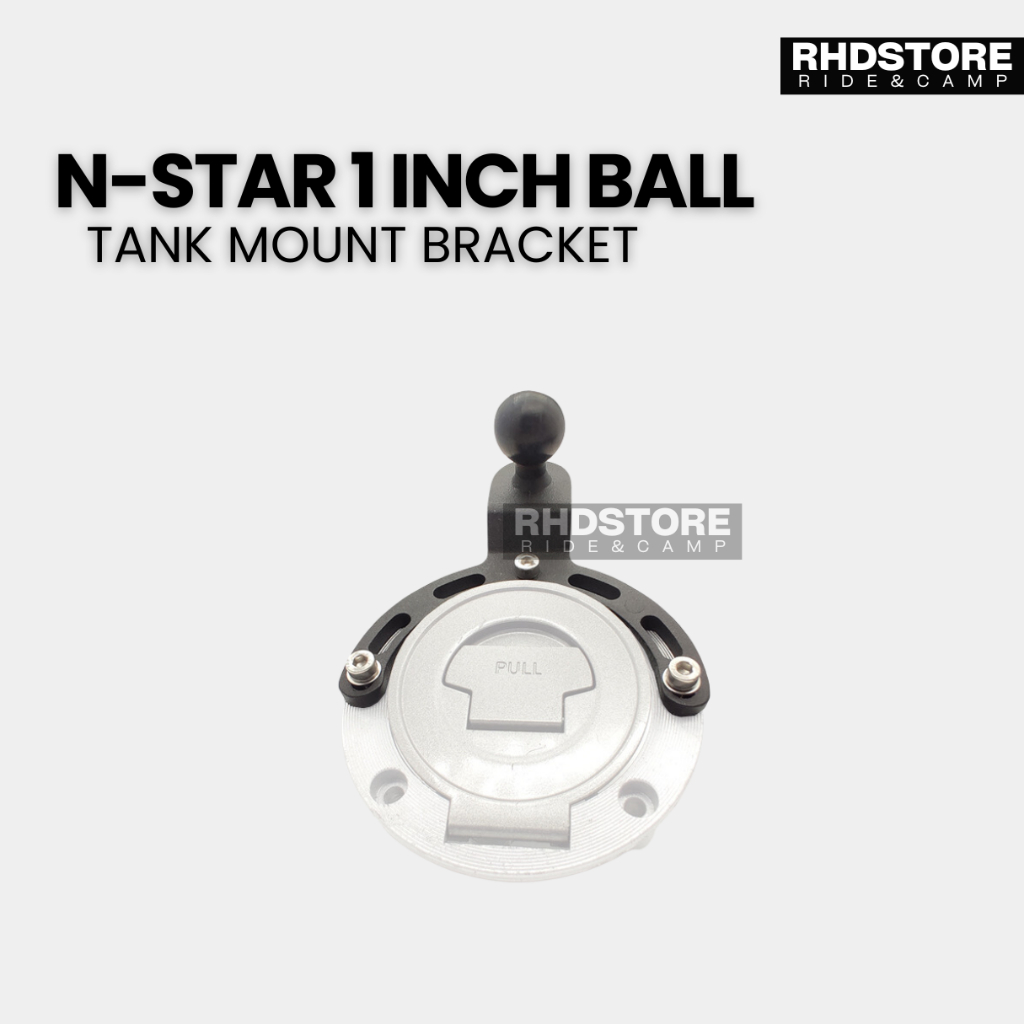 N-Star Tank Mount Adapter Bracket Car Motorcycle Gopro Quad Lock Ram ...