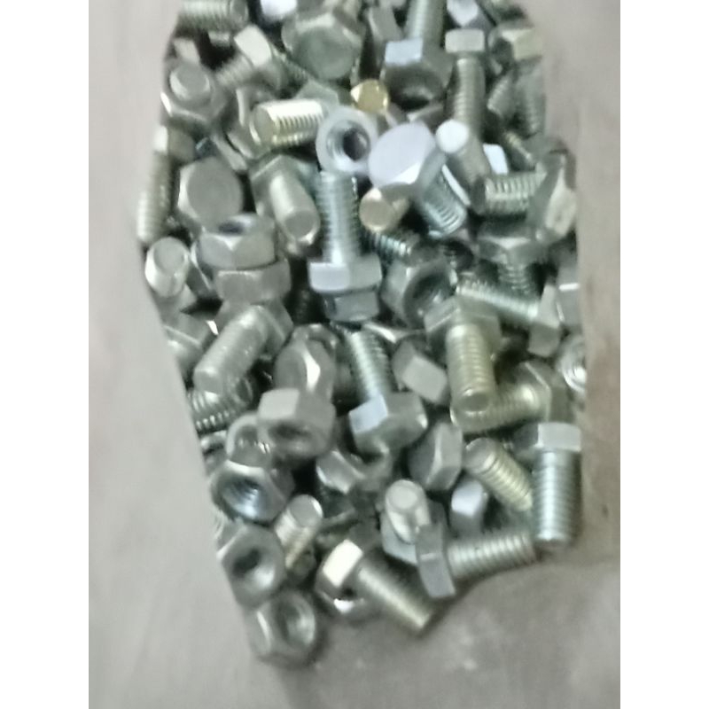 Skru Rak Besi Lubang (M8 x 16mm) / Hexagon Screw Bolts and Nuts for ...