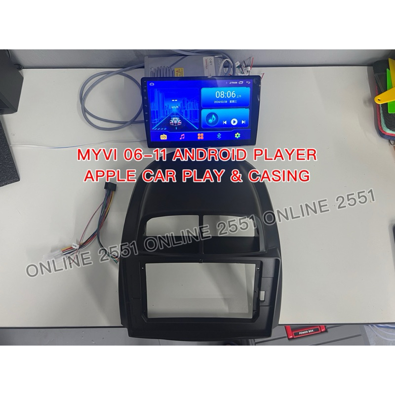 MYVI 06-11 ANDROID PLAYER APPLE CAR PLAY & CASING | Shopee Philippines