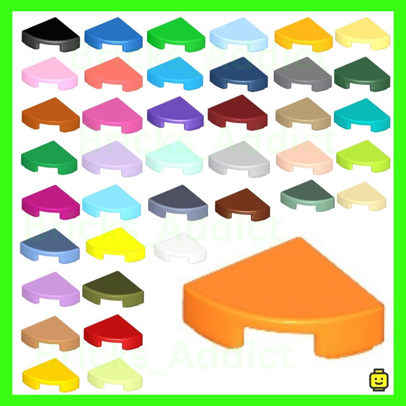 LEGO PARTS 25269 Tile, Round 1x1 Quarter 48410, 67173, 84411 | Shopee ...