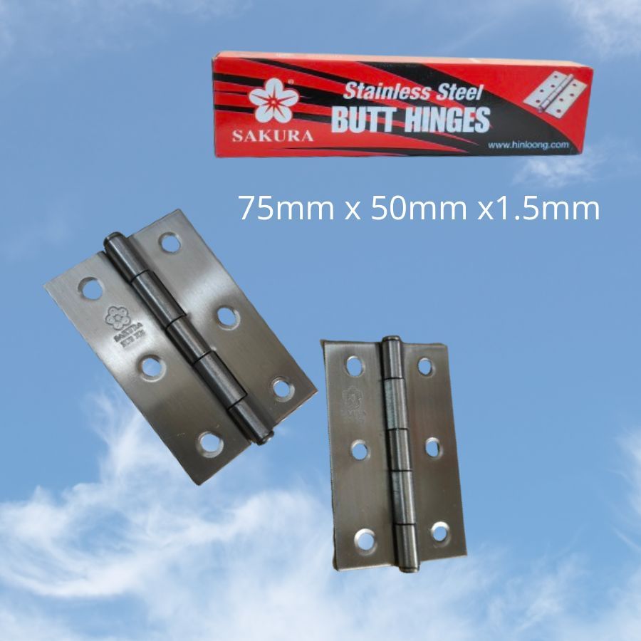 Sakura Stainless Steel 304 Door Hinges Bearing Hinges Butterfly Hinge ...