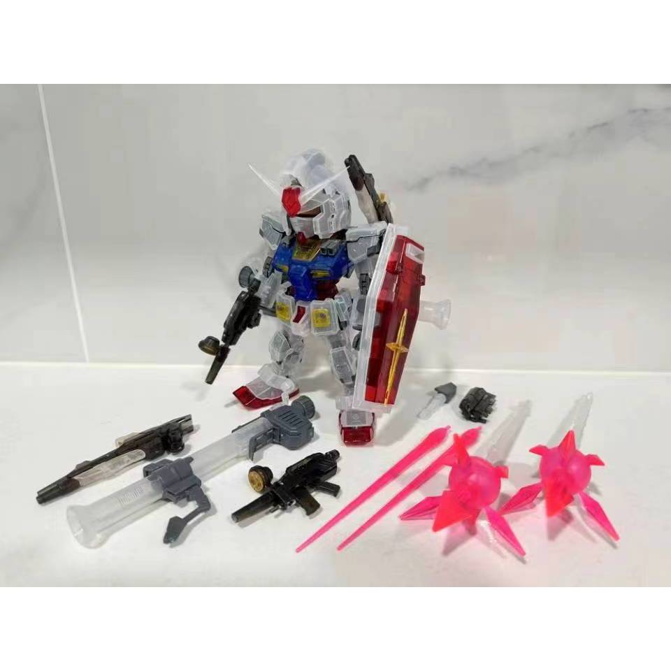 SUNTOYS MGSD RX-78-2 GUNDAM CLEAR COLOUR | Shopee Philippines