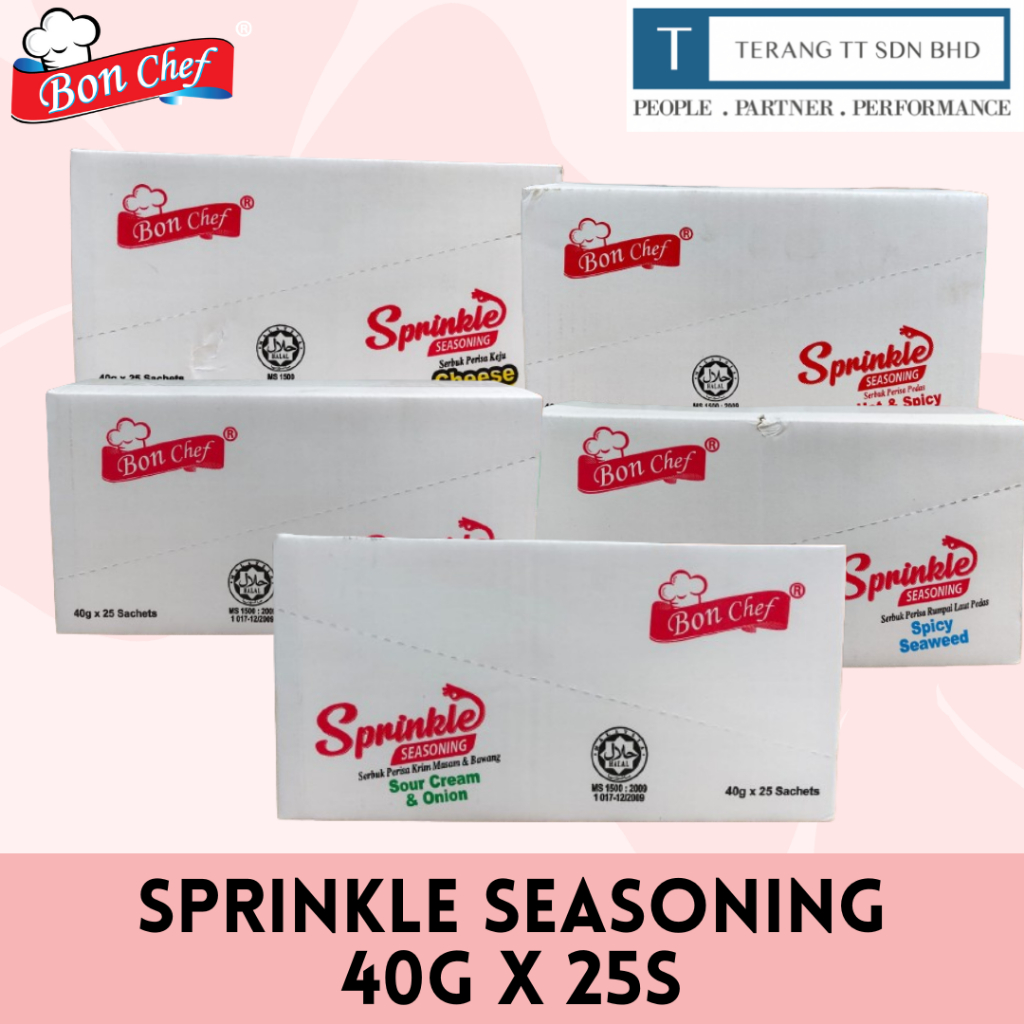 Bon Chef Sprinkle Seasoning (40g X 25's) | Shopee Philippines