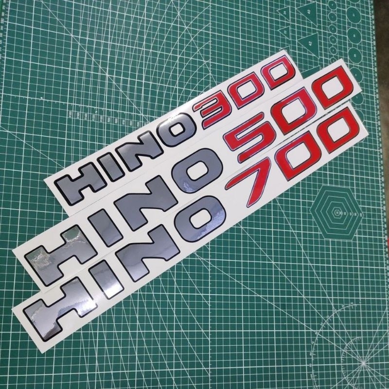 sticker hino 300 500 700 front sticker | Shopee Philippines
